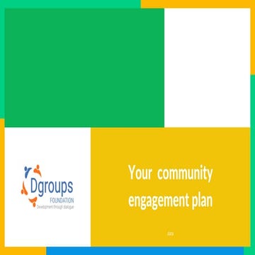Comprehensive Community Engagement Plan for Building and Sustaining ...