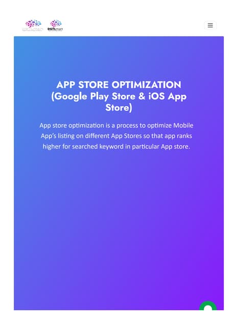 App Store Optimization (ASO) PPT | PPT