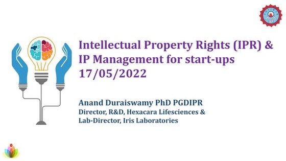 Intellectual Property Rights powerpoint presentation for May Kibera ...