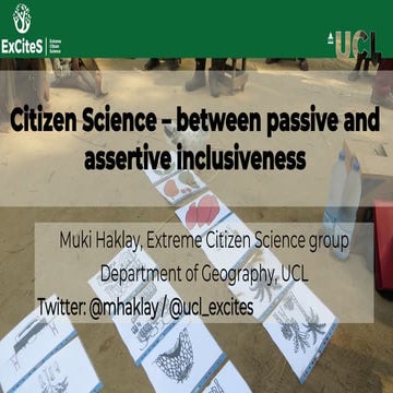 Digital Geographies Working Group - citizen science - passive and ...