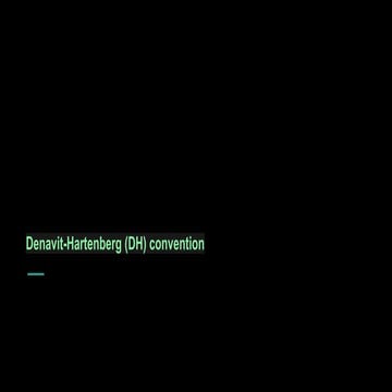 D-H method for Kinematics analysis of a robot | PPTX