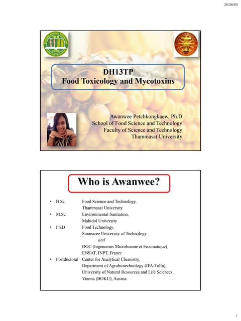 Toxicology 2020 brochure | PPT