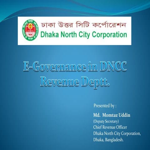 Dhaka North City Corporation DNCC Project | PPTX | Business | Business ...