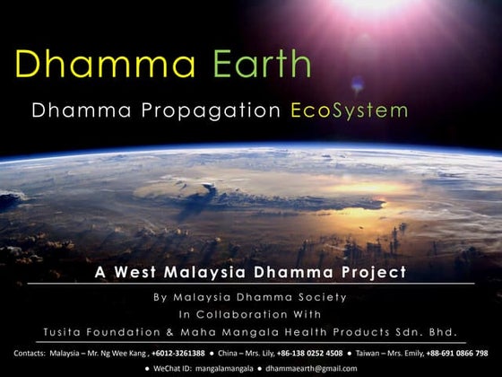 Earth Dhamma presentations