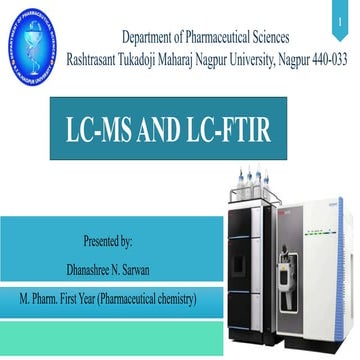 LC-MS LC-FTIR | PPTX