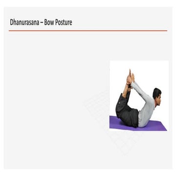 Dhanurasana – Bow Posture | PPT
