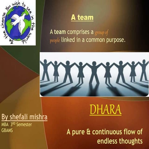 Dhara a group presentation | PPTX
