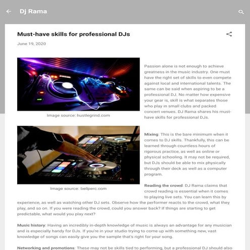 Must-have skills for professional DJs | PDF