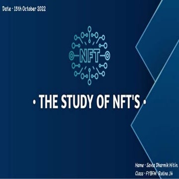 NFT PRESENTATION | PPT