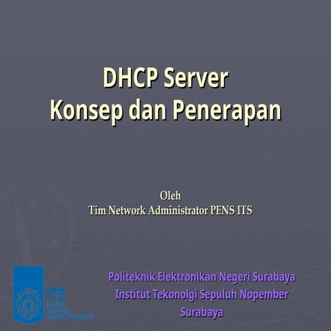 The Dynamic Host Configuration Protocol (DHCP) is a network management protocol used on Internet ...