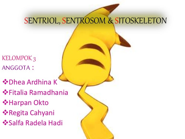 sentriol, sentrosom dan sitoskeleton