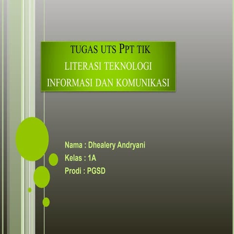 Dhealery tugas uts ppt tik | PPTX