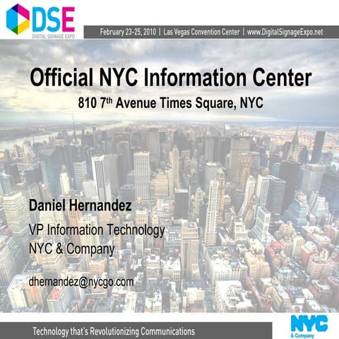 Case Study: Modernize Official NYC Visitor Information Center | PPT