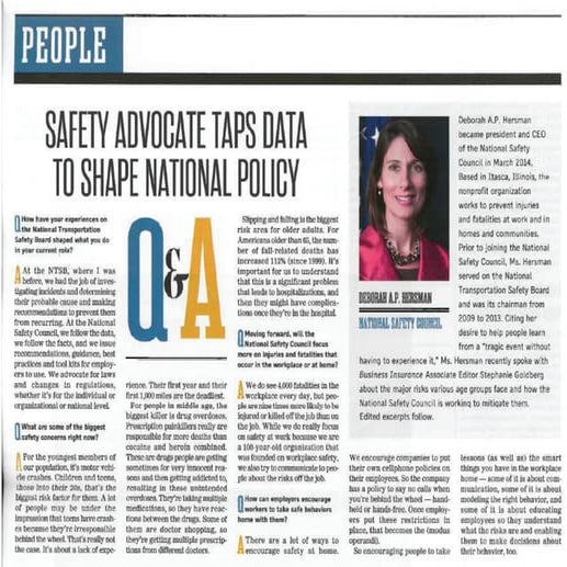 Business Insurance Magazine: January 19, 2015 | PPT