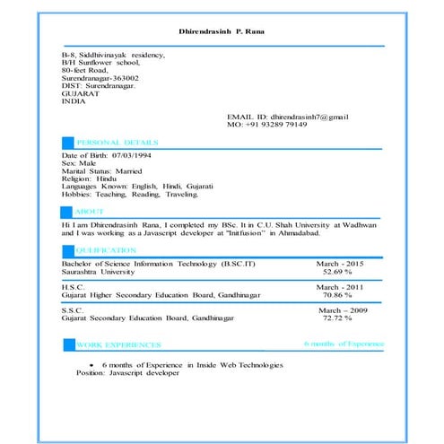 Dhirendra Reactjs | DOCX
