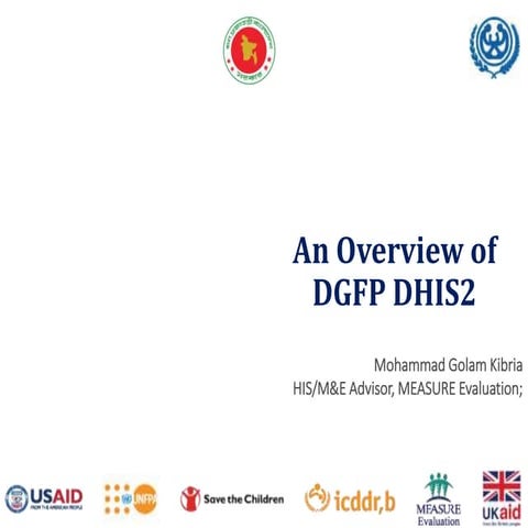 Overview of DGFP DHIS2 | PPTX