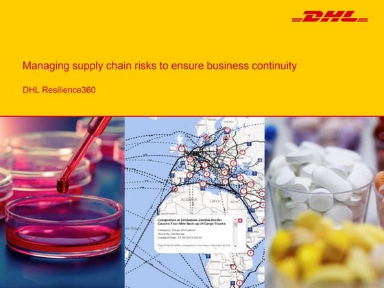 Dhl resilience360 nap expo | PPT