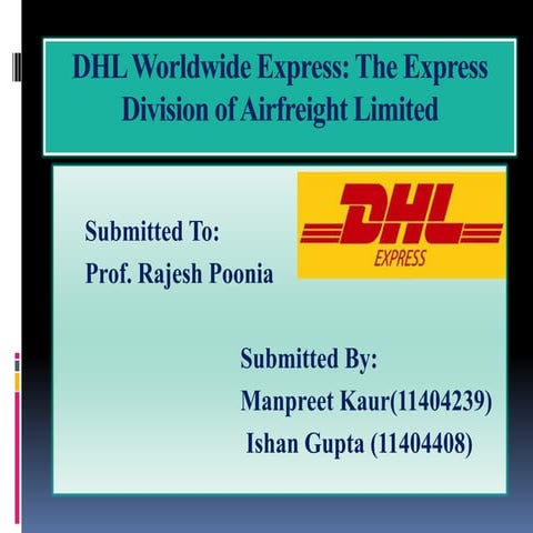 Dhl worldwide express | PPT