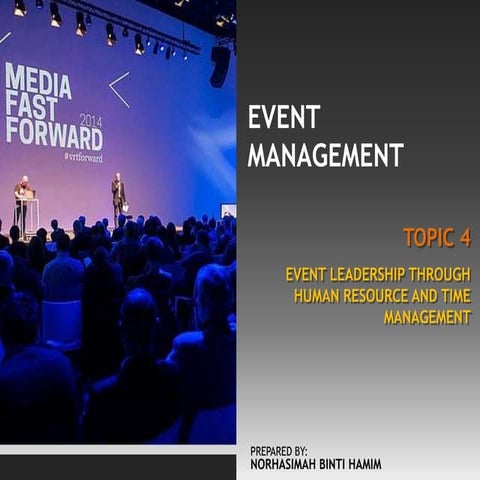 Event Management - Unit 4 | PPT