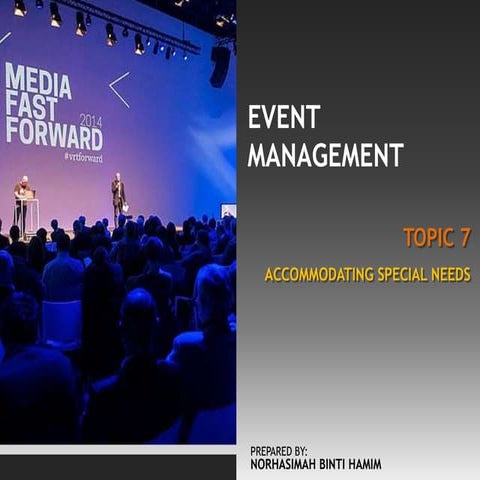 Event Management - Unit 7 | PPT