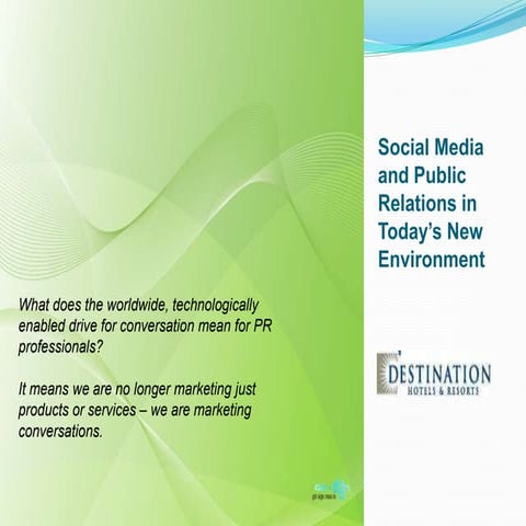 Traditional PR & Social Media Overview | PPTX