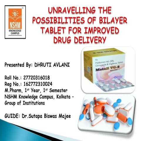 Dhruti Avlani - Bilayer Tablet | PPT