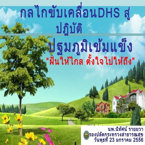 District Health System : DHS | PPT