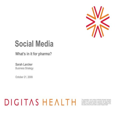 Digitas Health Social Media POV | PDF