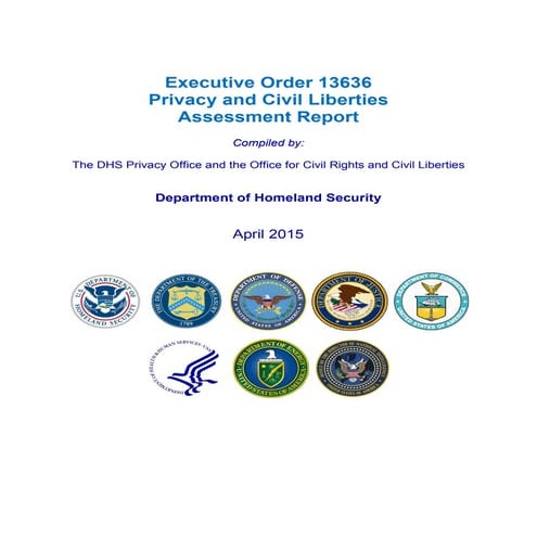 Dhs privacy and civil liberties assessment report on executive order ...