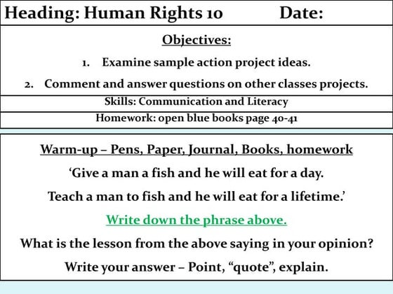 Rights and Responsibilities 5 | PPT