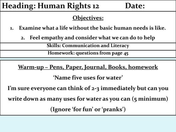 Rights and Responsibilities 3 | PPT
