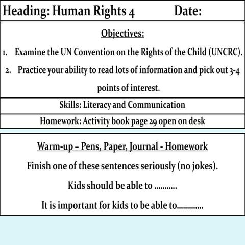 Human rights 5 | PPTX