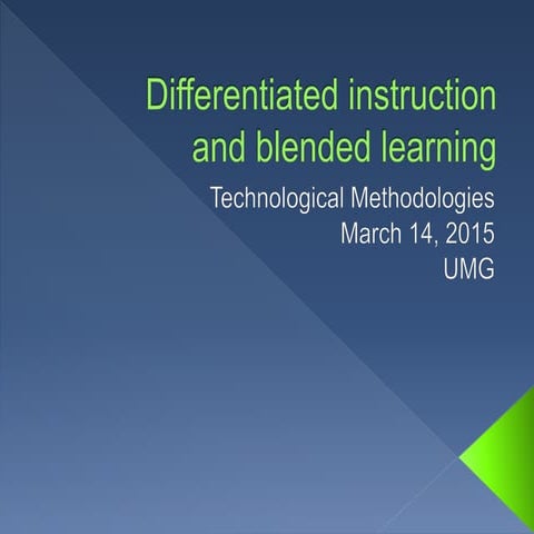 Differentiated Instruction | PPTX