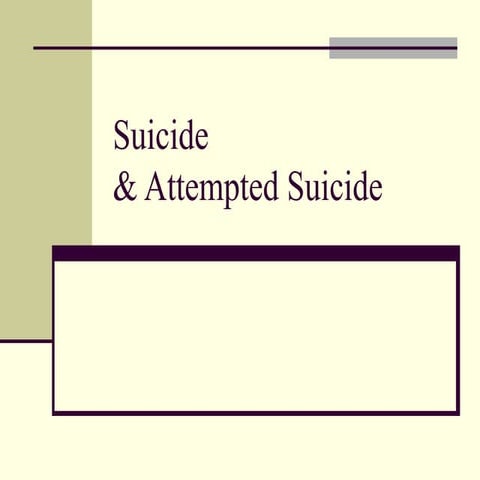 Suicide | PPT