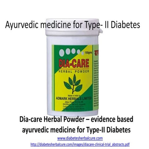 Dia care herbal powder | PPT