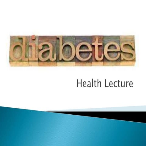 Diabetes Awareness | PPTX