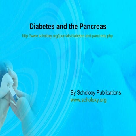 Diabetes and the Pancreas | PPT