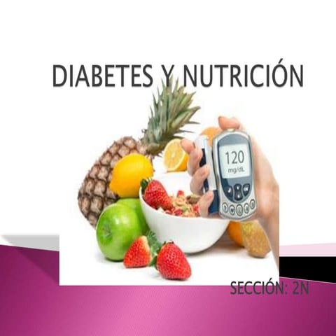 Alimentacion y diabetes | PPTX