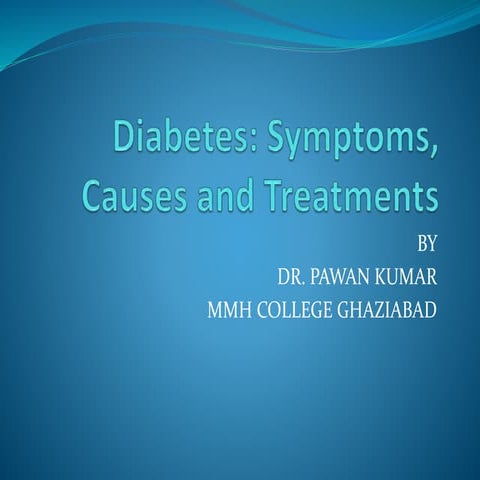 Diabetes | PPTX