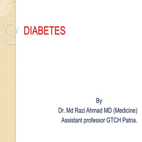 Diabetes | PPT