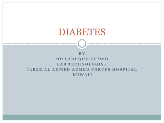 Diabetes Powerpoint 6 | PPTX