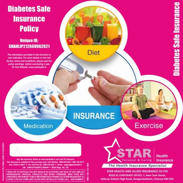 star health insurance coimbatore Diabetes safe-brochure | PDF