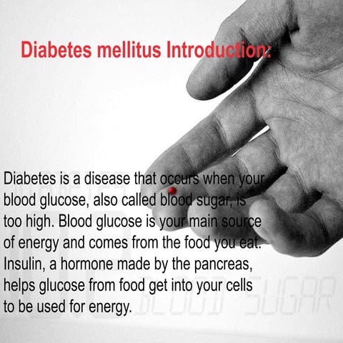Comprehensive Guide to Understanding Diabetes and Its Management | PDF