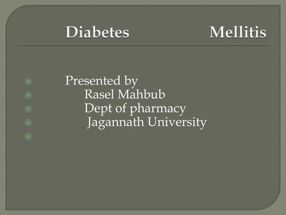 Oral Hypoglycaemic Agents (OHA): MOA and Drugs.pptx | Endocrine and ...