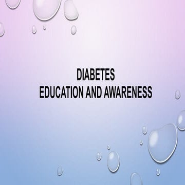 Diabetes Education and Awareness final.pptx