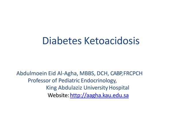 DKA in children | PPT