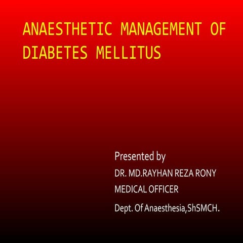 Diabetes mellitus | PPT