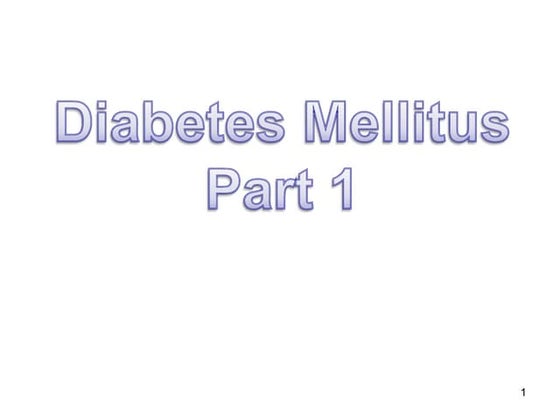 Diabetes | PDF