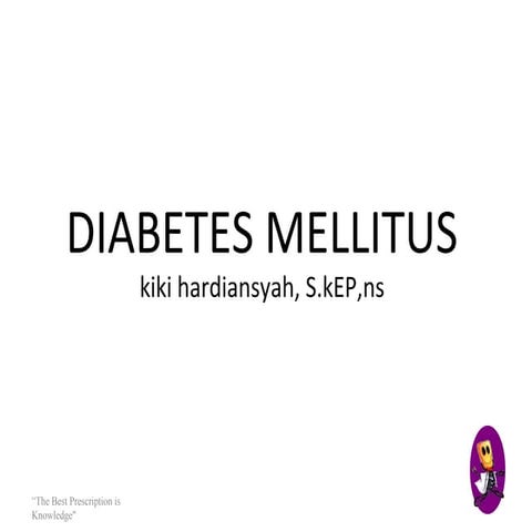 Diabetes mellitus | PPT