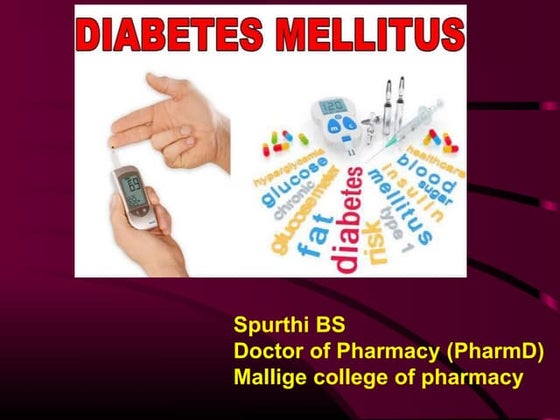 Diabetes mellitus (Definition, Classification, Clinical features ...